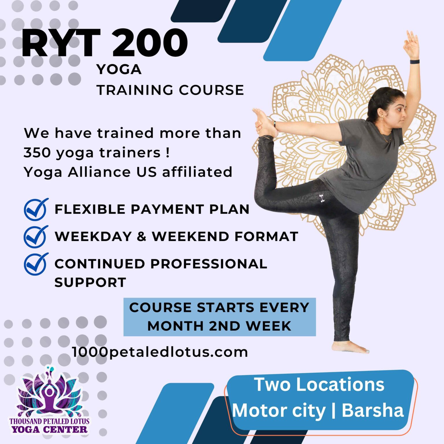 RYT 200 Yoga Teacher Training Course in Dubai - 2024
